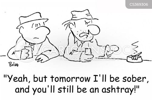 Ashtray Cartoons and Comics - funny pictures from CartoonStock