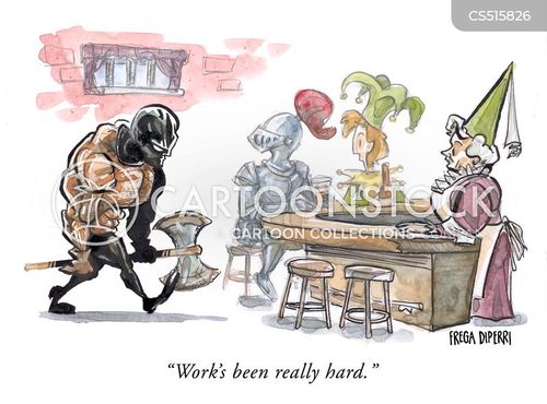 Drowning In Work Cartoons and Comics - funny pictures from CartoonStock