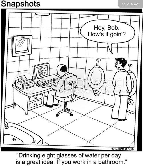 Water Break Cartoons and Comics - funny pictures from CartoonStock