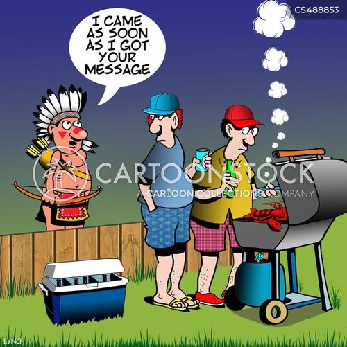 Outdoor Cooking Cartoons and Comics - funny pictures from CartoonStock