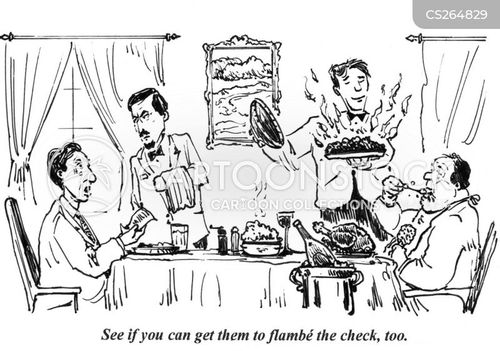 Flambe Cartoons and Comics - funny pictures from CartoonStock