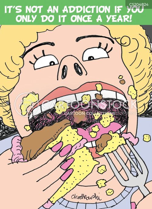Eating Cake Cartoons and Comics - funny pictures from CartoonStock