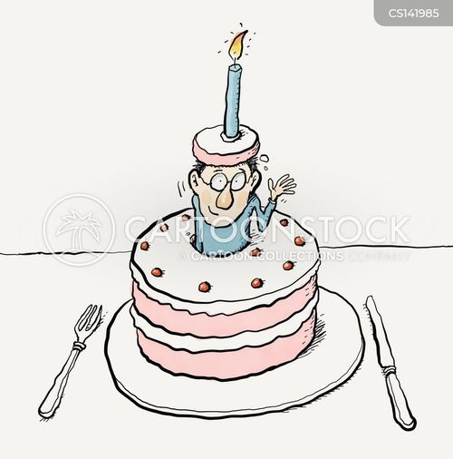 Birthday Cake Cartoons and Comics - funny pictures from CartoonStock
