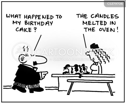 Birthday Cake Cartoons and Comics - funny pictures from CartoonStock