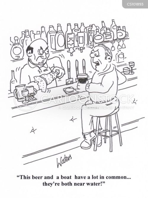 Drinking Pints Cartoons and Comics - funny pictures from CartoonStock