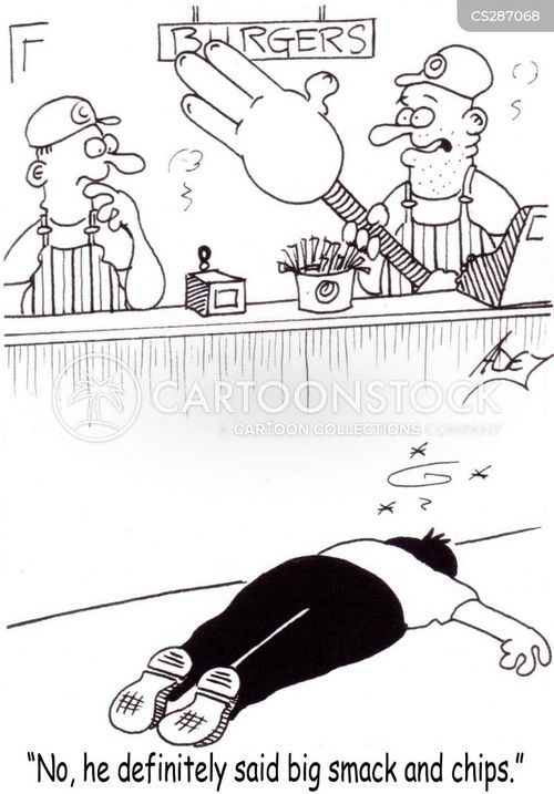 Burger Bar Cartoons and Comics - funny pictures from CartoonStock