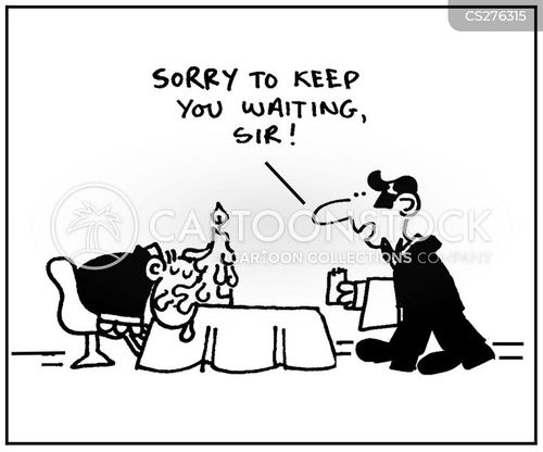 Menu Updates Cartoons and Comics - funny pictures from CartoonStock