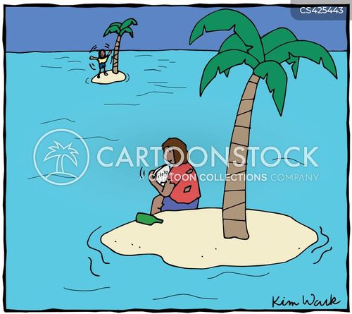 Tropical Island Cartoons and Comics - funny pictures from CartoonStock
