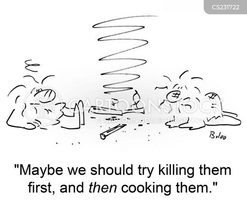 Cooked Alive Cartoons and Comics - funny pictures from CartoonStock