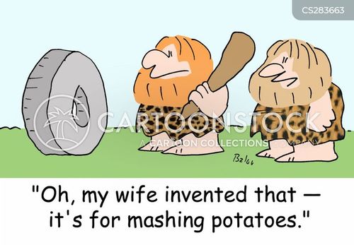 Mashed Potatoes Cartoons and Comics - funny pictures from CartoonStock