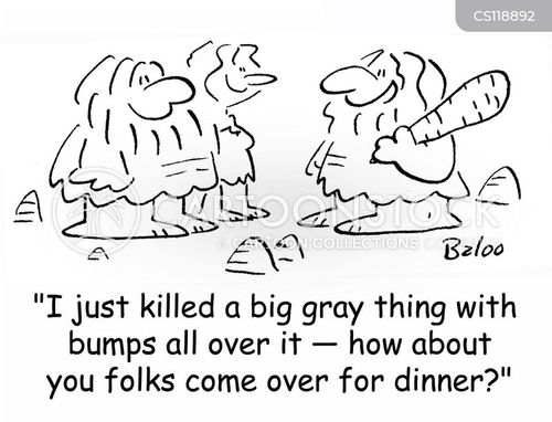 Slain Beast Cartoons and Comics - funny pictures from CartoonStock