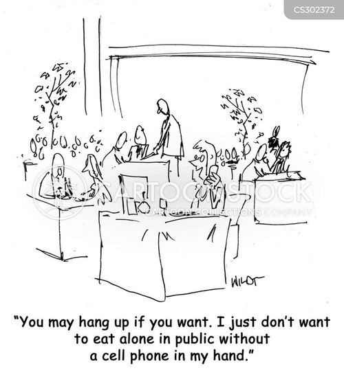 Eating Alone Cartoons and Comics - funny pictures from CartoonStock