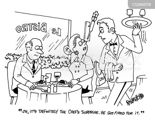 Chefs Surprise Cartoons and Comics - funny pictures from CartoonStock