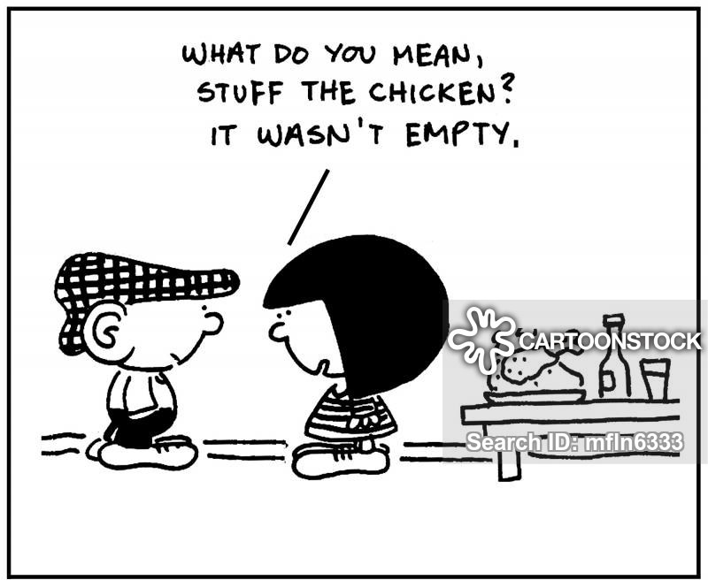 Roast Chicken Cartoons and Comics - funny pictures from CartoonStock