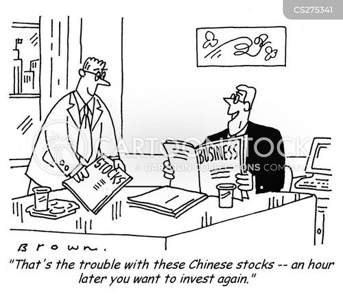 Chinese Stocks Cartoons and Comics - funny pictures from CartoonStock