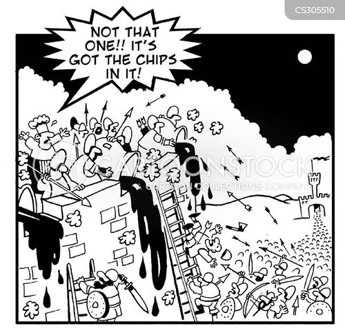 Burning Oil Cartoons and Comics - funny pictures from CartoonStock