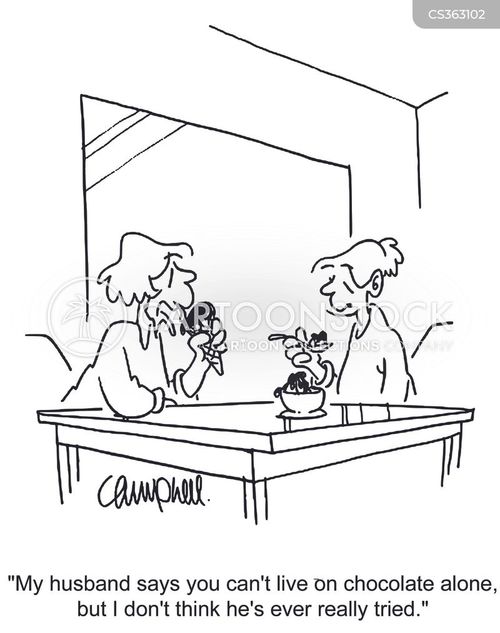 Chocoaholic Cartoons and Comics - funny pictures from CartoonStock