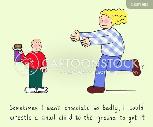 Chocolate Bar Cartoons and Comics - funny pictures from CartoonStock