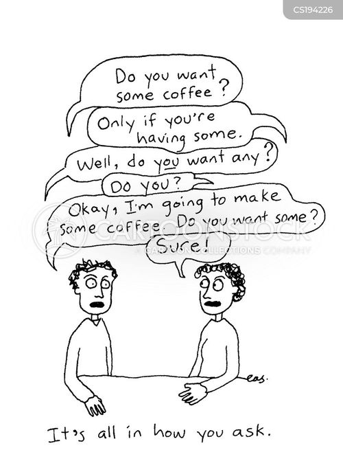 Conversation Skills Cartoons and Comics - funny pictures from CartoonStock