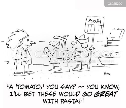 Spanish Food Cartoons and Comics - funny pictures from CartoonStock