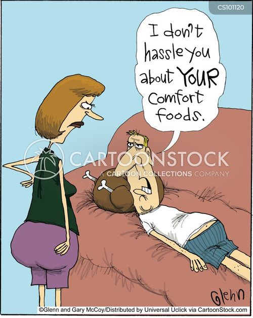 Comfort Food Cartoons and Comics - funny pictures from CartoonStock