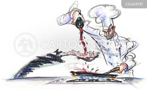 Restaurant Kitchens Cartoons and Comics - funny pictures from CartoonStock