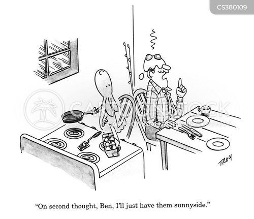 Cooked Breakfast Cartoons and Comics - funny pictures from CartoonStock