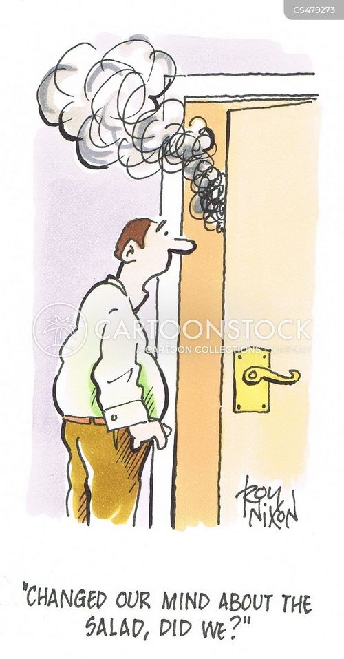 Burned Food Cartoons and Comics - funny pictures from CartoonStock