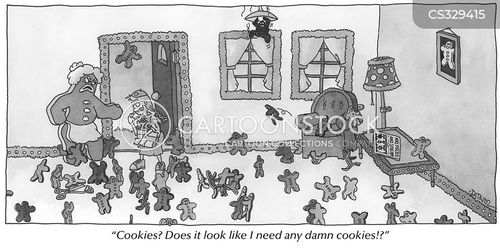 Selling Cookies Cartoons and Comics - funny pictures from CartoonStock