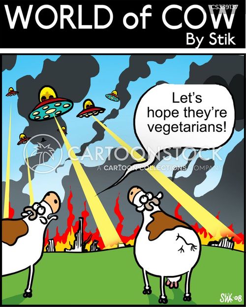 Alien Food Cartoons and Comics - funny pictures from CartoonStock