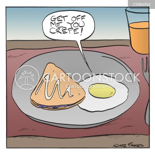 Crepe Cartoons and Comics - funny pictures from CartoonStock