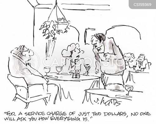 Service Charge Cartoons and Comics - funny pictures from CartoonStock