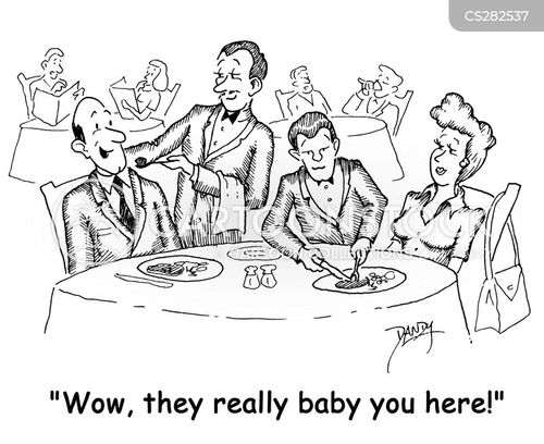 Restaurant Service Cartoons and Comics - funny pictures from CartoonStock