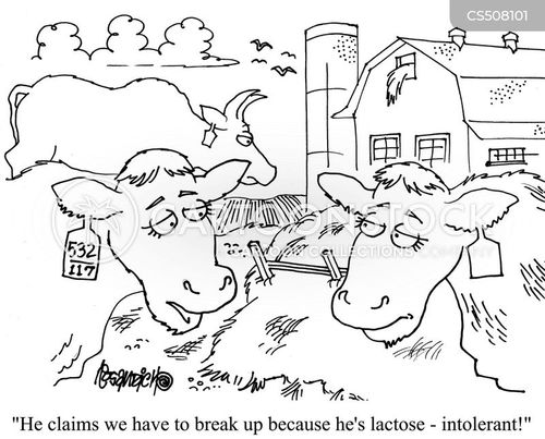 Dairy Allergy Cartoons and Comics - funny pictures from CartoonStock