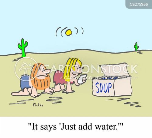 Just Add Water Cartoons and Comics - funny pictures from CartoonStock