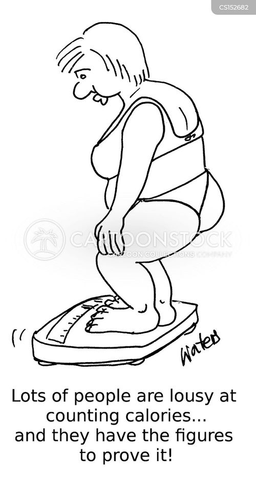 Counting Calories Cartoons and Comics - funny pictures from CartoonStock