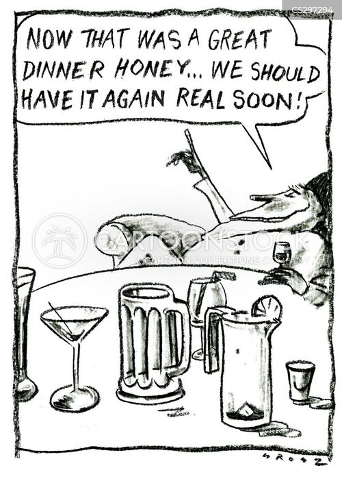 After Dinner Drink Cartoons and Comics - funny pictures from CartoonStock