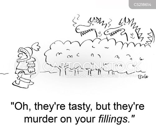 Gooey Filling Cartoons and Comics - funny pictures from CartoonStock