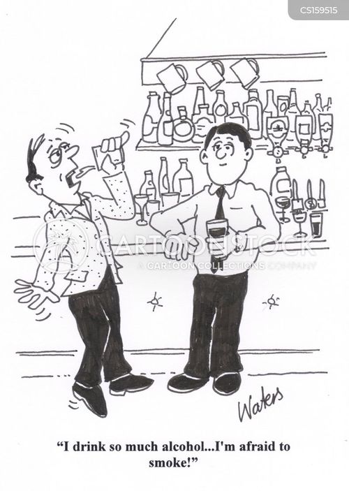 Flaming Drink Cartoons and Comics - funny pictures from CartoonStock