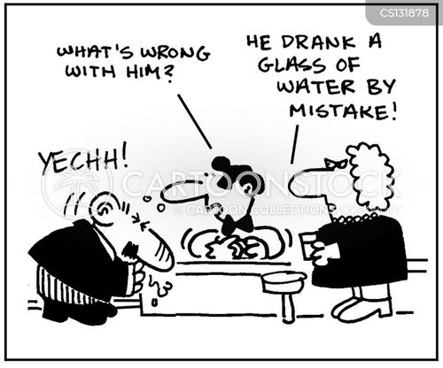 Water Intoxication Cartoons and Comics - funny pictures from CartoonStock