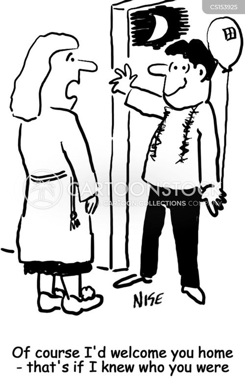 Welcome Home Cartoons and Comics - funny pictures from CartoonStock