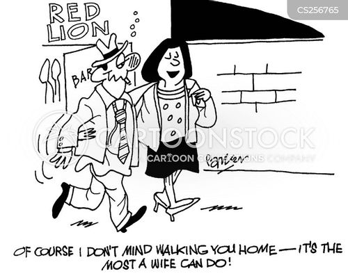 Walk Home Cartoons and Comics - funny pictures from CartoonStock