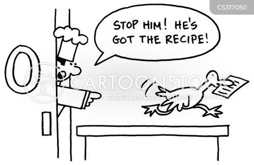 Poultry Recipe Cartoons and Comics - funny pictures from CartoonStock