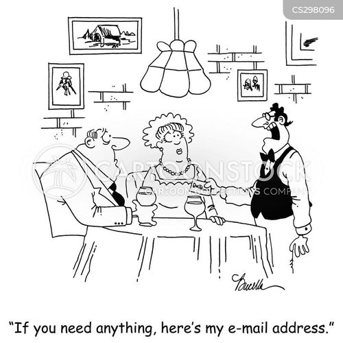 Email Address Cartoons and Comics - funny pictures from CartoonStock