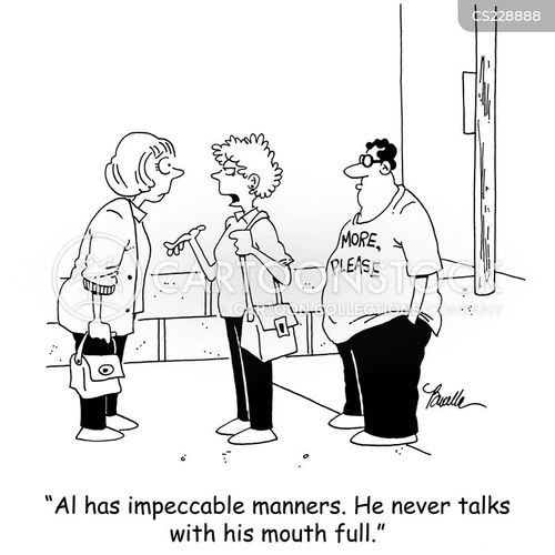 Don't Talk With Mouth Full Cartoons and Comics - funny pictures from ...