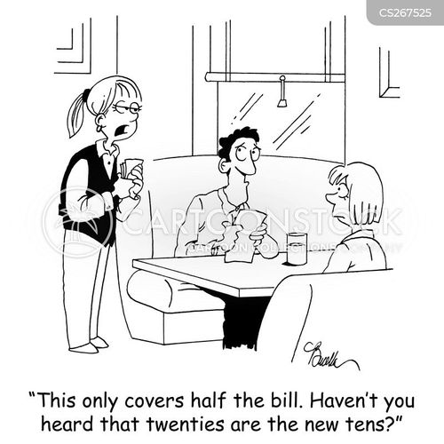 Paying The Bill Cartoons and Comics - funny pictures from CartoonStock