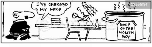 Eating Soup Cartoons and Comics - funny pictures from CartoonStock
