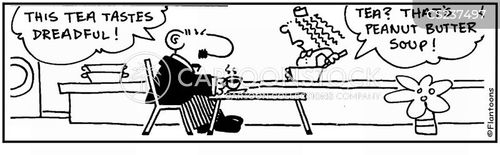 Drinking Tea Cartoons and Comics - funny pictures from CartoonStock