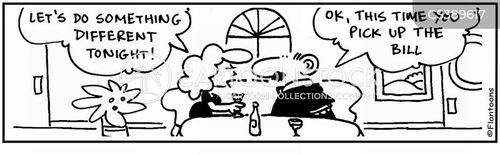 Splits Bill Cartoons and Comics - funny pictures from CartoonStock