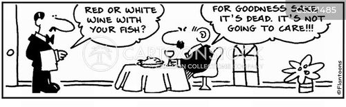 Eating Fish Cartoons and Comics - funny pictures from CartoonStock